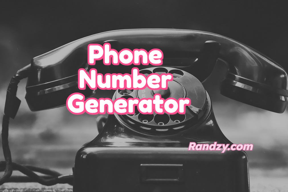 US Phone Number Generator | Random Phone Number Tool
